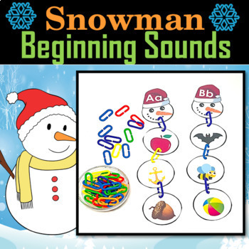 Snowman Literacy Task Cards, Winter Activities