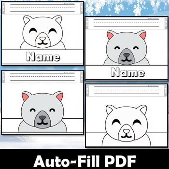 Arctic Animals Winter Activities BUNDLE-Directed Drawing, Coloring ...