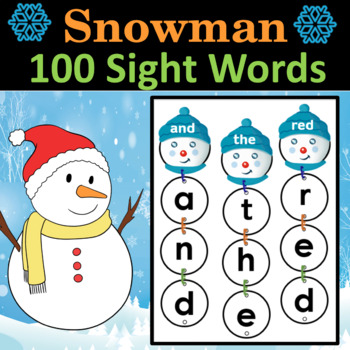 Snowman Literacy Task Cards, Winter Activities