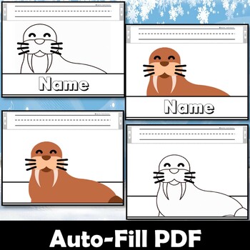 Arctic Animals Winter Activities BUNDLE-Directed Drawing, Coloring ...
