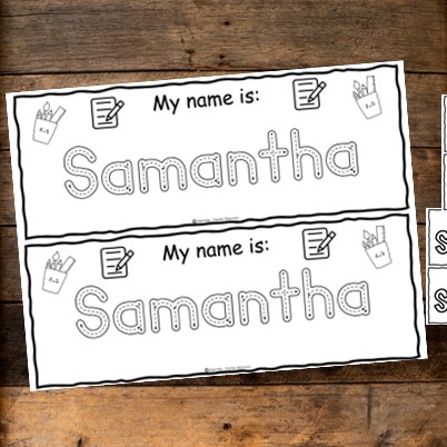 Hands-on Name Activities Writing Practice and Name Tracing