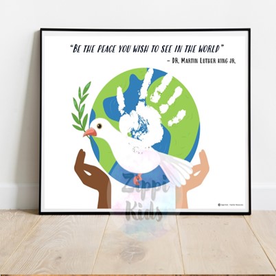 Dr. Martin Luther King Jr. Handprint Craft for Preschool