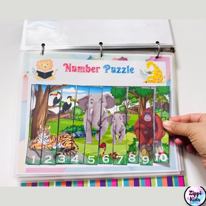 Preschool Busy Book, Toddler Activity Binder