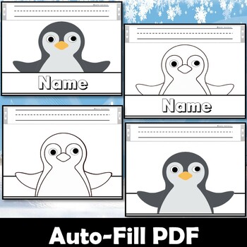 Penguin Printable Name Tags