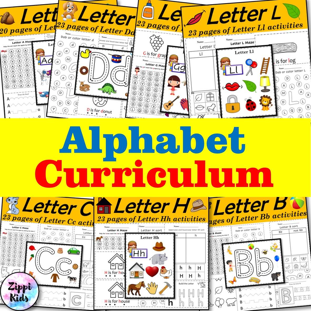 Alphabet Curriculum - Letter of the week A to Z Bundle