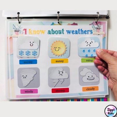 Preschool Busy Book, Toddler Activity Binder