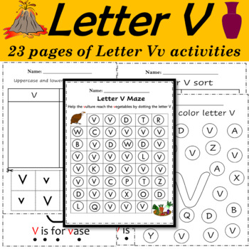 Letter V Maze