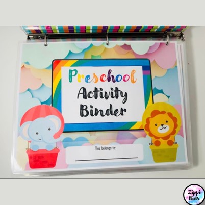 Preschool Busy Book, Toddler Activity Binder