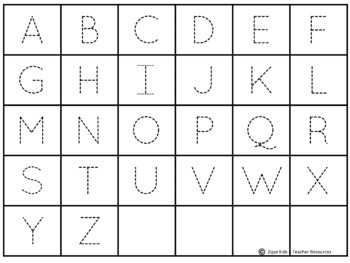 Letter Beginning Sounds Match and Alphabet Tracing - Cover it