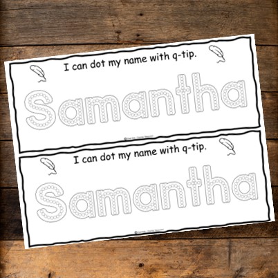 Hands-on Name Activities Writing Practice and Name Tracing