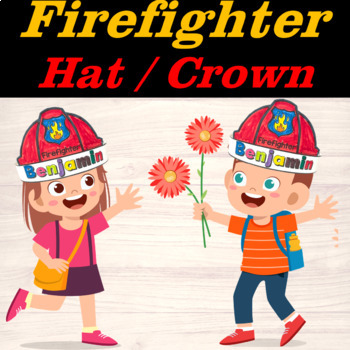 Community Helpers Hats Editable Name Crowns - Community Helpers Week Craft