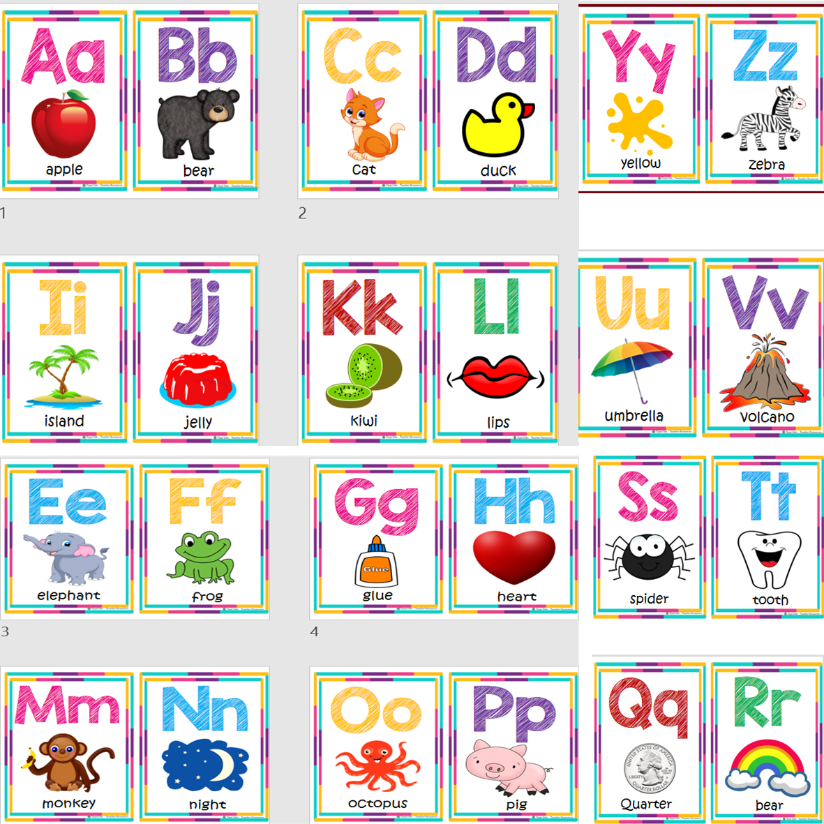 Decorative Alphabet Letters For Walls