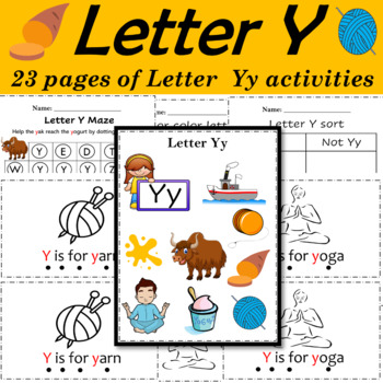 Letter Y Activities For Preschool