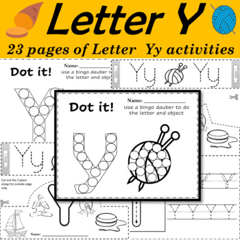Letter Y Activities Preschool