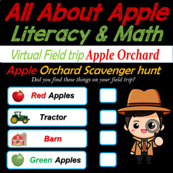 Apple Theme Literacy, Math and Fun Centers for September | Digital + Print