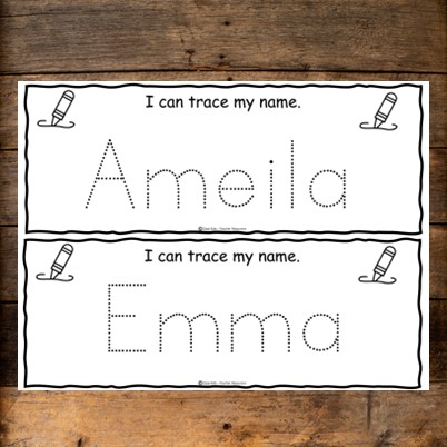 Hands-on Name Activities Writing Practice and Name Tracing