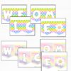 Pastel Welcome Banner Editable Display Bulletin Board decor, Classroom ...